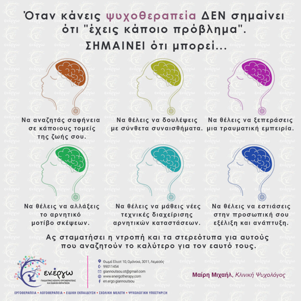 Ψυχοθεραπεία: Γιατί να την επιλέξεις! – EnergoTherapy